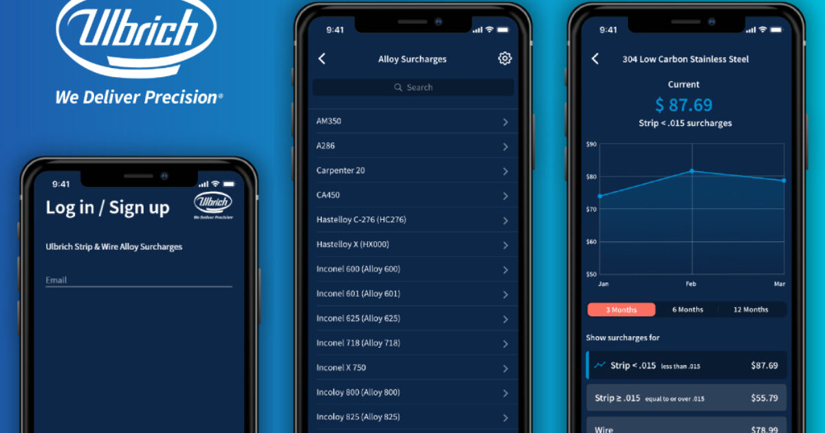 Introducing the New Ulbrich Strip & Wire Alloy… | Shaped Wire